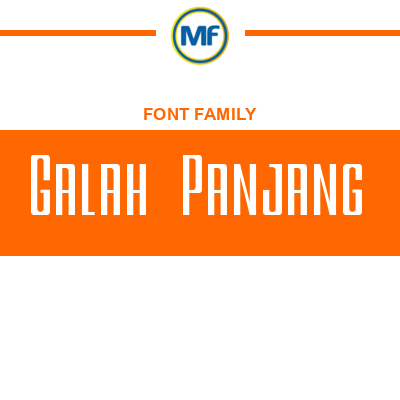 Galah Panjang Font Family: Download Free | MaisFontes