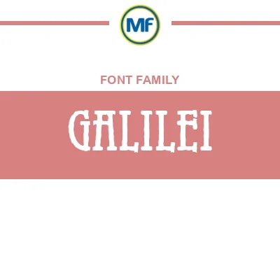Galilei Font Family: Download Free | MaisFontes