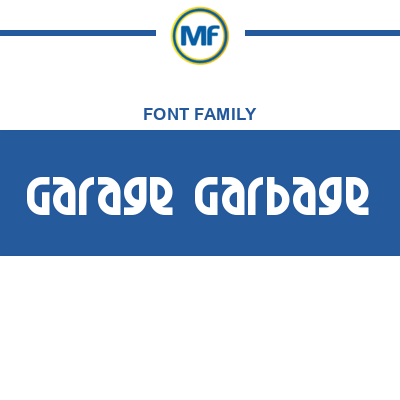 Garage Garbage Font Family: Download Free | MaisFontes