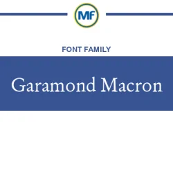 Garamond Macron Bold Font: Free Download | MaisFontes