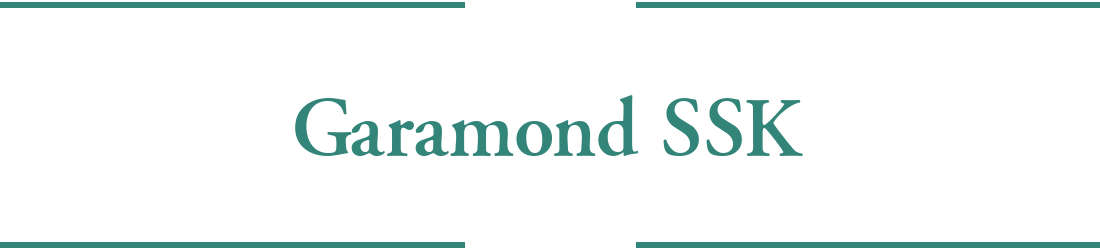 Garamond SSK Font Family: Free Download | MaisFontes