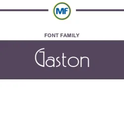 Gaston Bold: Free Font Download | MaisFontes