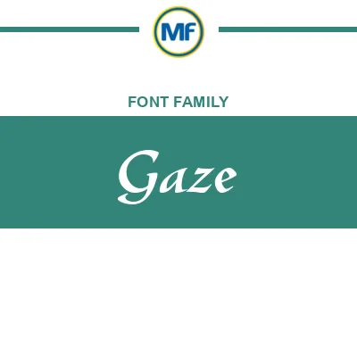 Gaze Font Family: Download Free | MaisFontes