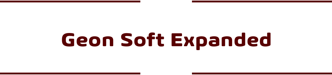 Geon Soft Expanded Bold: Free Font Download | MaisFontes