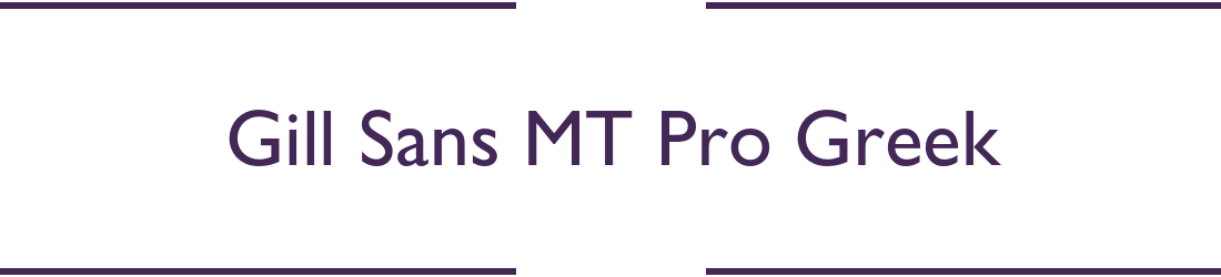 Gill Sans MT Pro Greek Bold: Free Font Download | MaisFontes