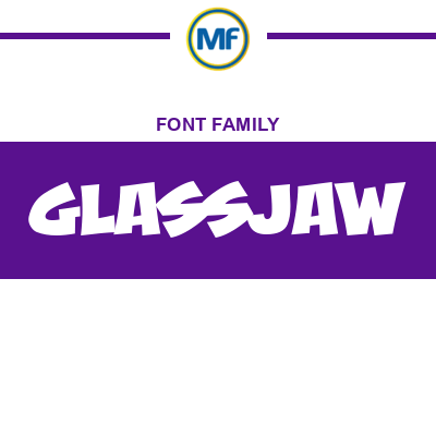 GlassJaw Font Family: Free Download | MaisFontes