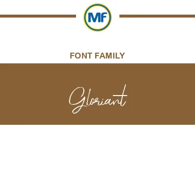 Gloriant Font Family: Download Free | MaisFontes