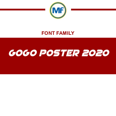 GoGo Poster 2020 Font Family: Free Download | MaisFontes