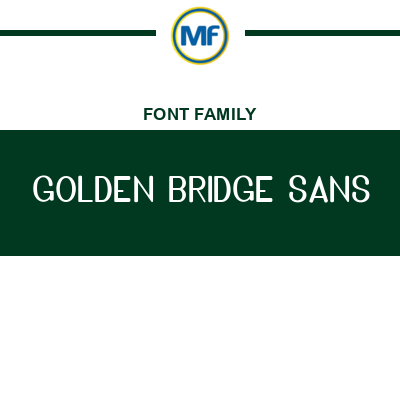 Golden Bridge Sans Font Family: Download Free | MaisFontes