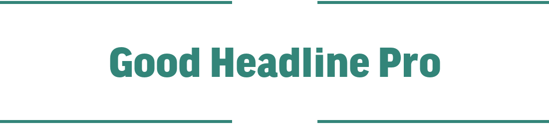 Good Headline Pro Font: Free Download | MaisFontes