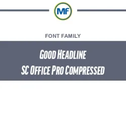 Good Headline SC Office Pro Compressed Font: Free Download | MaisFontes