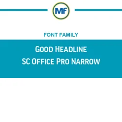 Good Headline SC Office Pro Narrow Ultra Font: Free Download | MaisFontes