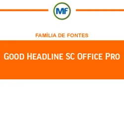 Good Headline SC Office Pro Bold: Baixar Fonte Grátis | MaisFontes
