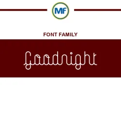 Goodnight Goodie: Free Font Download | MaisFontes