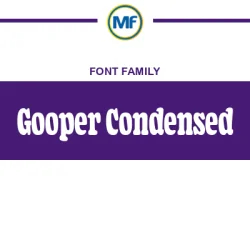 Gooper Condensed Bold: Free Font Download | MaisFontes