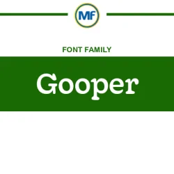 Gooper Black: Free Font Download | MaisFontes