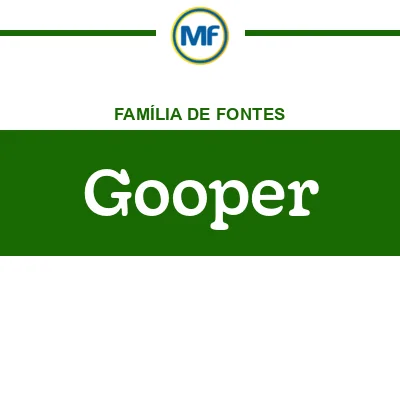 Gooper Família de Fontes: Baixe Grátis | MaisFontes