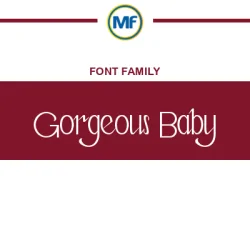 Gorgeous Baby: Free Font Download | MaisFontes