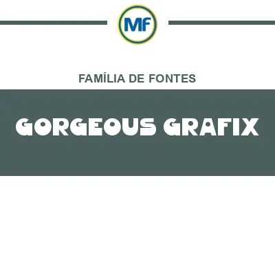 Gorgeous Grafix Família de Fontes: Baixe Grátis | MaisFontes