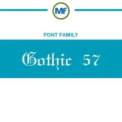 Gothic 57 Normal Font: Free Download | MaisFontes
