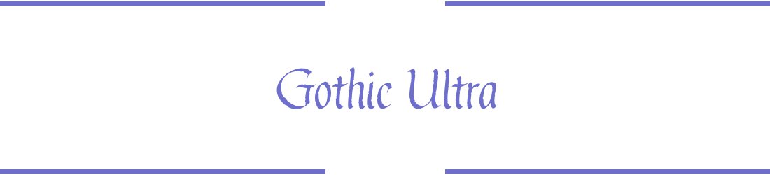 Gothic Ultra OT: Descargar Fuente Gratis | MaisFontes