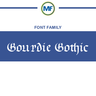 Gourdie Gothic Font Family: Download Free | MaisFontes