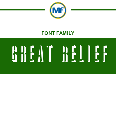 Great Relief Font Family: Download Free | MaisFontes