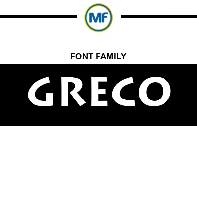 Greco Font Family: Free Download | MaisFontes
