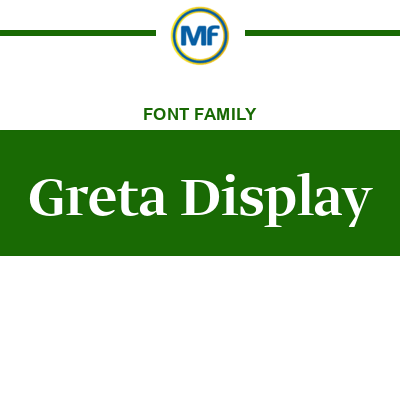 Greta Display Font Family: Download Free | MaisFontes