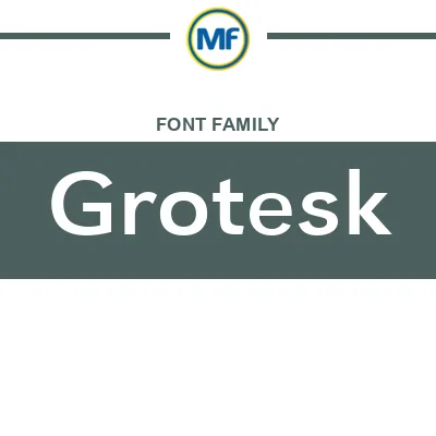 Grotesk Wide Font Family: Download Free | MaisFontes