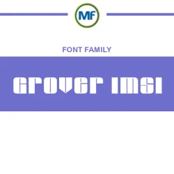 Grover IMSI Regular: Free Font Download | MaisFontes