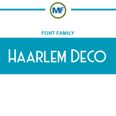 Haarlem Deco Font Family: Free Download | MaisFontes