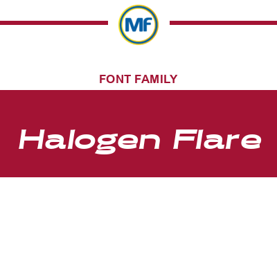 Halogen Flare Font Family: Free Download | MaisFontes