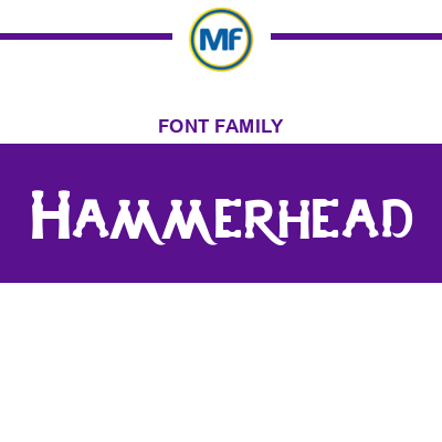 Hammerhead Wide Font Family: Download Free | MaisFontes