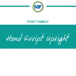 Hand Script Upright Bold: Free Font Download | MaisFontes