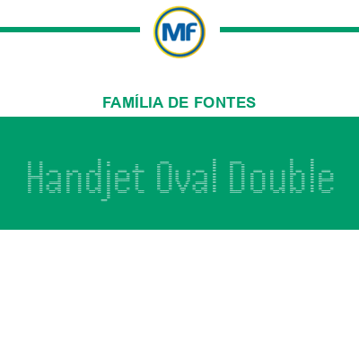 Handjet Oval Double Família de Fontes: Baixe Grátis | MaisFontes