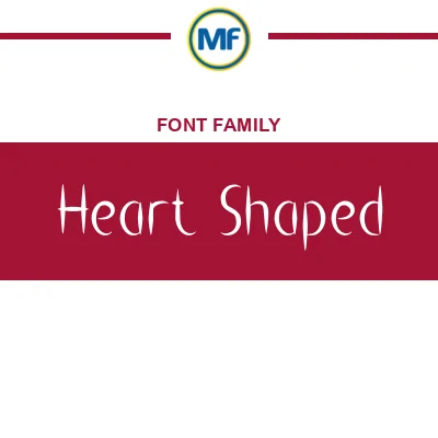 Heart Shaped Font Family: Download Free | MaisFontes