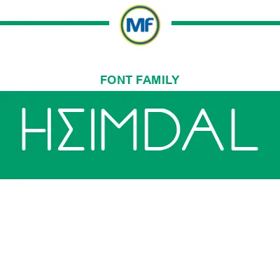 Heimdal Font Family: Download Free | MaisFontes
