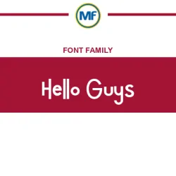 Hello Guys: Free Font Download | MaisFontes
