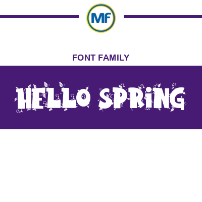 Hello Spring Font Family: Download Free | MaisFontes