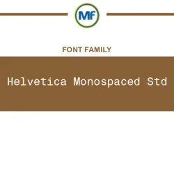 Helvetica Monospaced Std: Free Font Download | MaisFontes