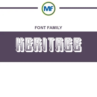 Heritage Font Family: Download Free | MaisFontes