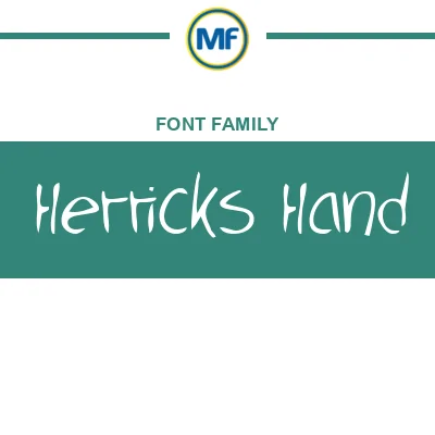 Herricks Hand Font Family: Download Free | MaisFontes