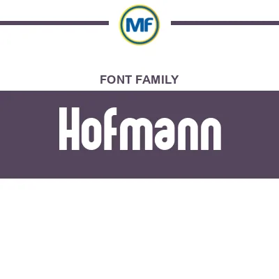 Hofmann Font Family: Download Free | MaisFontes
