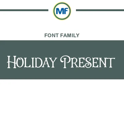 Holiday Present Font Family: Free Download | MaisFontes