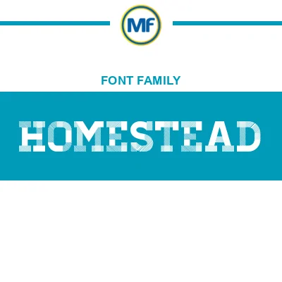 Homestead Font Family: Free Download | MaisFontes