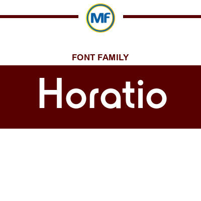 Horatio Font Family: Download Free | MaisFontes
