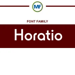 Horatio D Bold: Download Free Font | MaisFontes