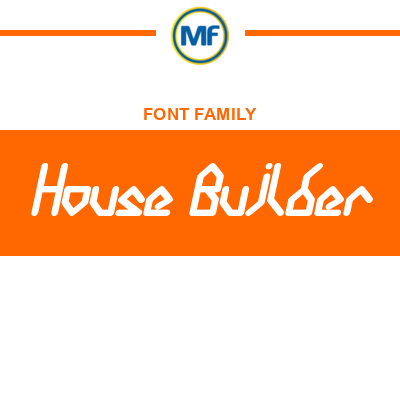 House Builder Font Family: Free Download | MaisFontes