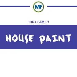 House Paint: Free Font Download | MaisFontes